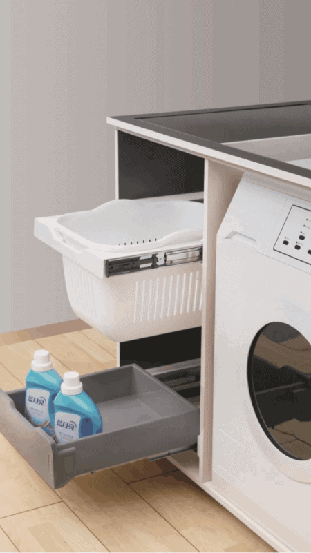 Kimberley Products Pull Out Laundry Storage hamper
